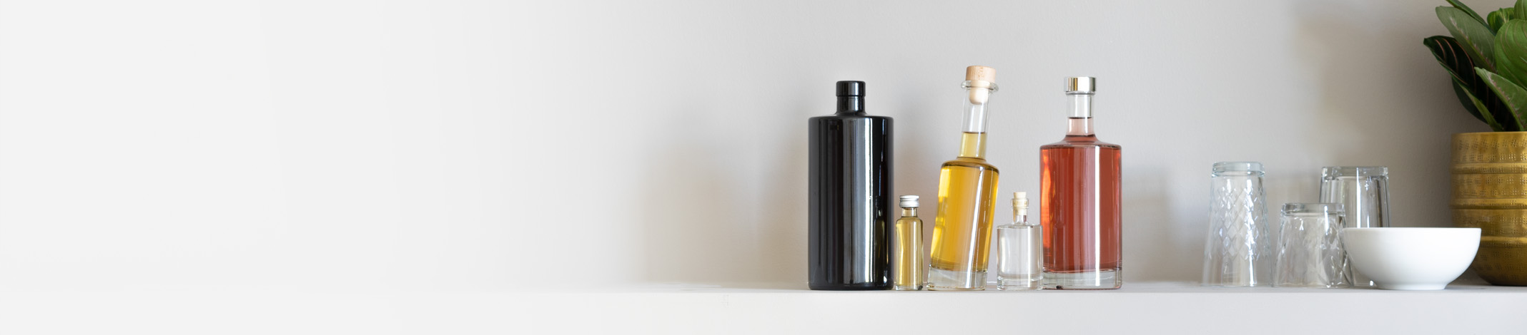 Cylinderflaskor - glasoflaskor.se